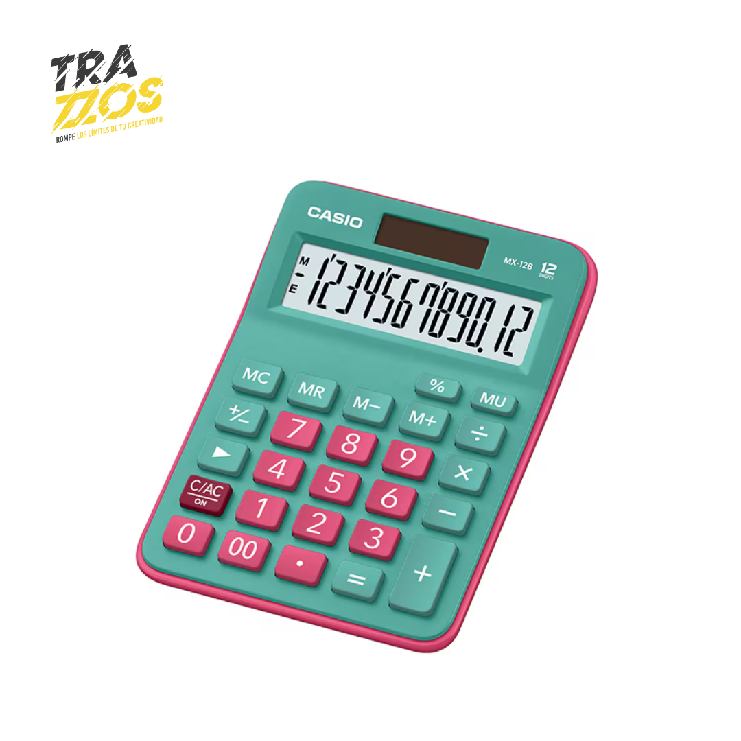 Calculadora Casio MX12B Colores – Trazzos Papeleria Online
